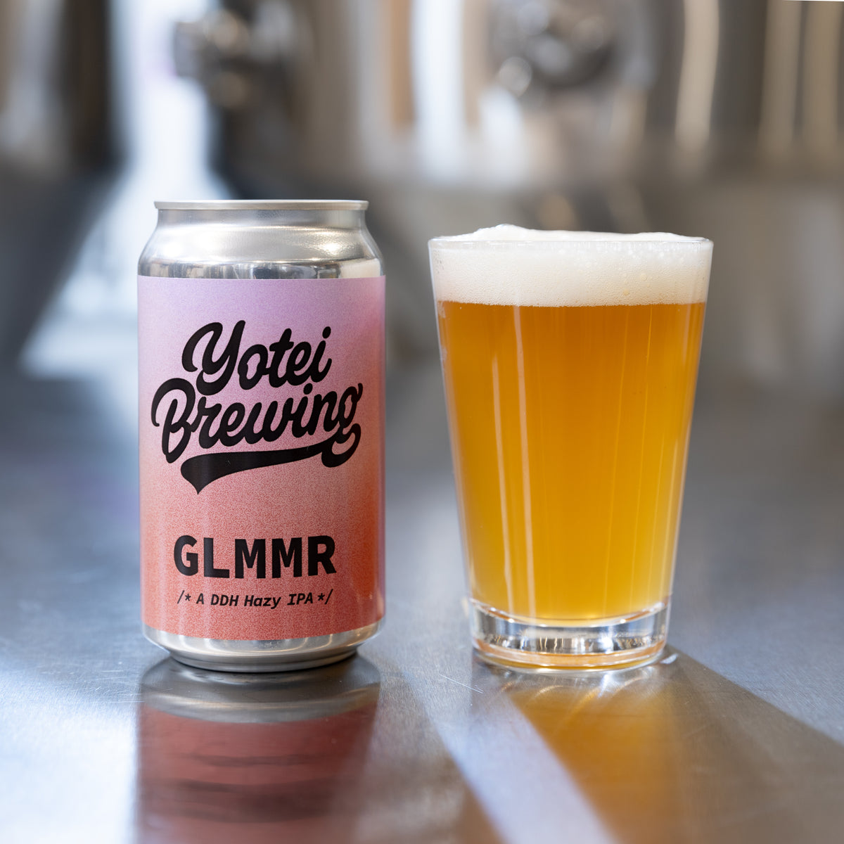 Get ready to sparkle with GLMMR (Glimmer), a hazy IPA crafted with the ...